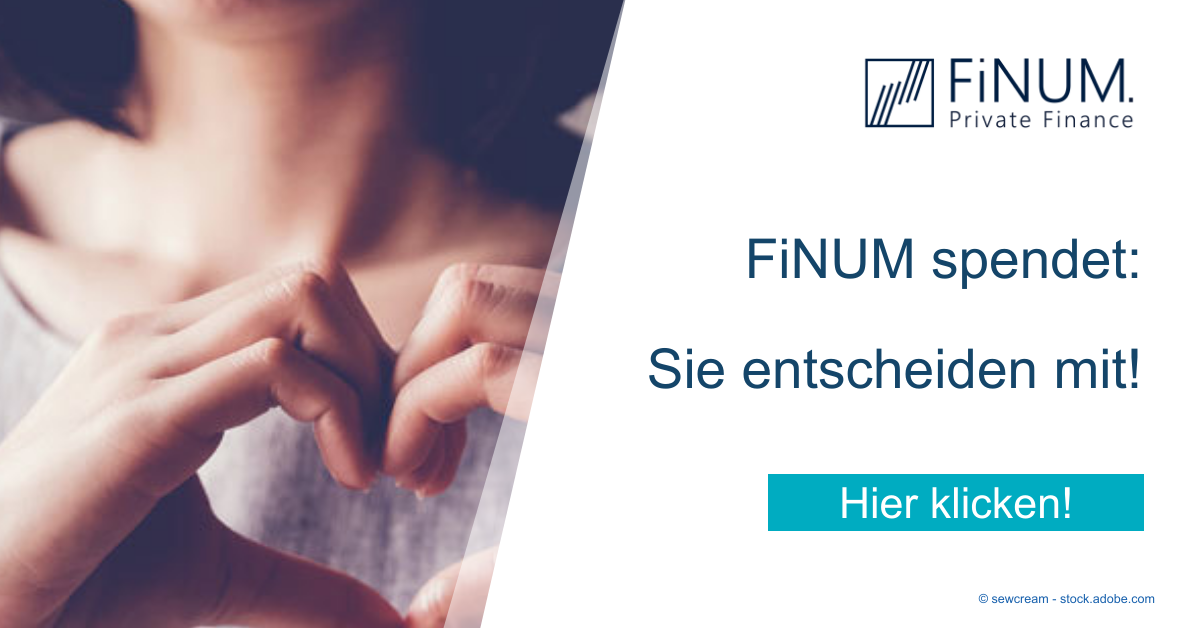 FiNUM spendet: Sie entscheiden mit!